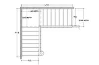 L-Shaped Stairs